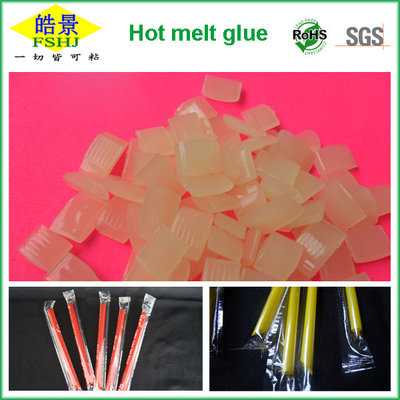 Light Yellow EVA Hot Melt Packaging Adhesive for Beverage Packing , Food Grade