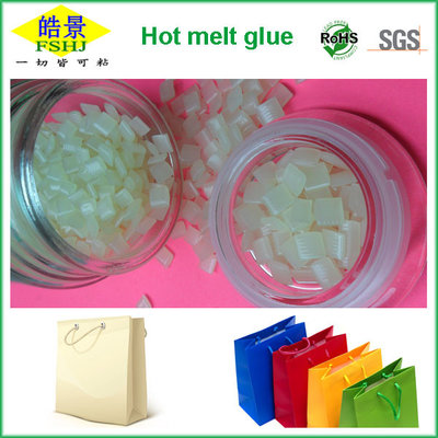 Hot Melt Adhesive Granule For Handbag Bottom Sealing , Light Yellow Glue Excellent Adhesion