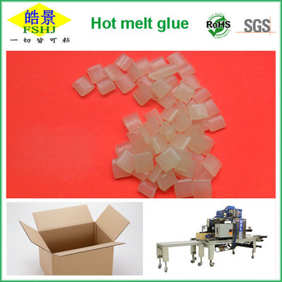 Ht Yellow Granule Polyester Hot Glue Pellets / Hot Melt Adhesive For Box Packing