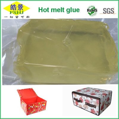 Light Yellow Clear PSA Hot Melt Glue Block For Non Woven Goods Non Aging