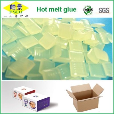 Yellow Clear Hot Melt Pellets Quick Drying Hot Melt Glue For Carton Packaging