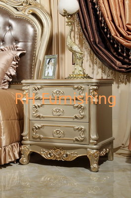 Luxury furniture online stores for Big house and Villa of King bed by Craft wood with Italy Leather headboard supplier