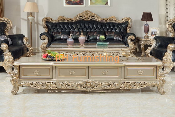 Luxury Classic Living room furniture1+2+4 Sofa sets online direct sales price by Beech wood and Italy Leather upholstery supplier