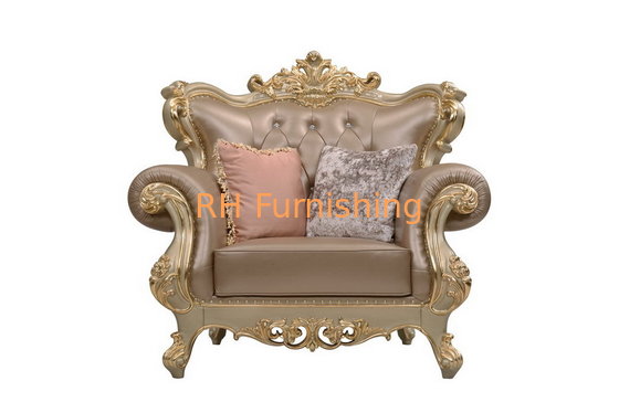 Italy Leather Luxury Sofa sets 1+2+3  for Villa living room used upholstered furniture made inChina factory direct price supplier