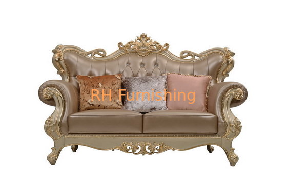 Italy Leather Luxury Sofa sets 1+2+3  for Villa living room used upholstered furniture made inChina factory direct price supplier