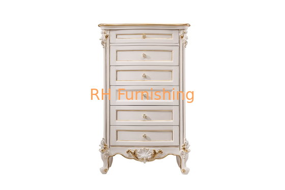 Luxury Fabric Bed Sets of Ivory White wooden Furniture in high quality brands from China factory for Villa house supplier