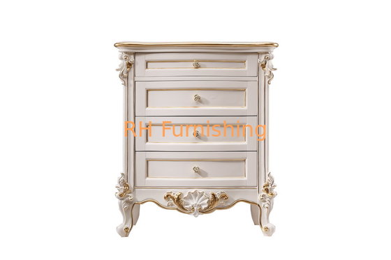 Luxury Fabric Bed Sets of Ivory White wooden Furniture in high quality brands from China factory for Villa house supplier