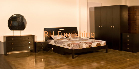 Melamine Home Furniture,Panel Bedroom Set,MDF Bed and Wardrobe,Nightstand,Dresser with Mirror,Amorie,Chest,Good Price supplier