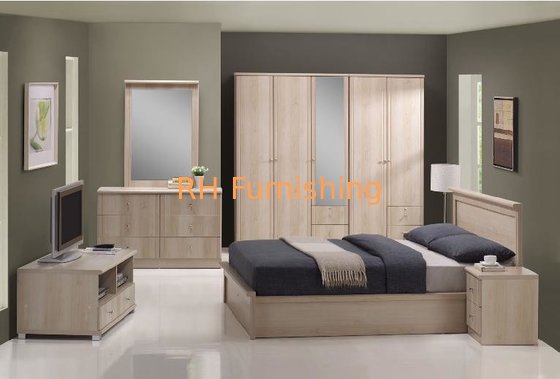Particle Board Modern Home Furniture,Bedroom Furniture,Wood Bed and Wardrobe,Nightstand,Dresser,TV Stand,Amorie,Chest supplier