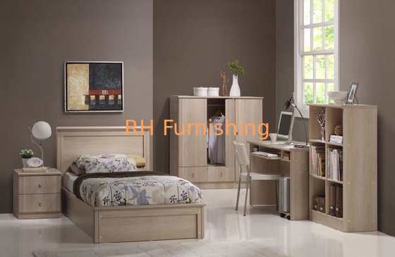 Particle Board Modern Home Furniture,Bedroom Furniture Set,Single Bed,Nightstand,Dresser,TV Stand,Amorie,Desk,Chest supplier