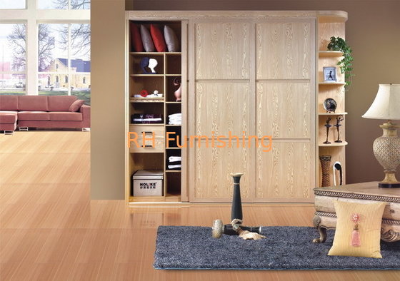 MDF/Chipboard/Plywood Faced Melamine/Laminate Sliding Door Wardrobe supplier