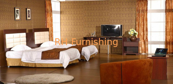 Serviced Apartments Furniture,Fabric Headboard,Bed,Nightstand,TV Cabinet,Luaage Rack/Table,Desk, Made by MDF/Melamine supplier