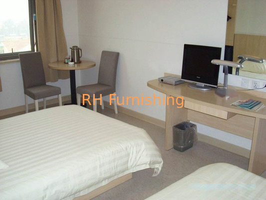 Serviced Apartments Furniture,Fabric Headboard,Bed,Nightstand,TV Cabinet,Luaage Rack/Table,Desk, Made by MDF/Melamine supplier