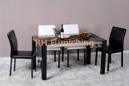 Modern Dining Room Furniture,Wood Dining Table,PU Chair supplier