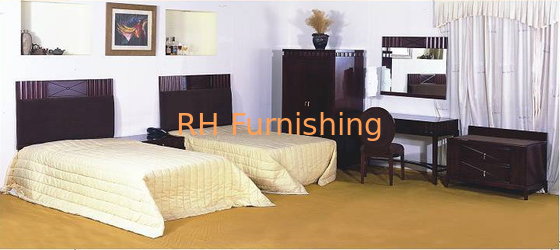 Modern Hotel Furniture Bedroom Set By Cherry headboard Drawer Nightstnad Dresser BO-B001 supplier