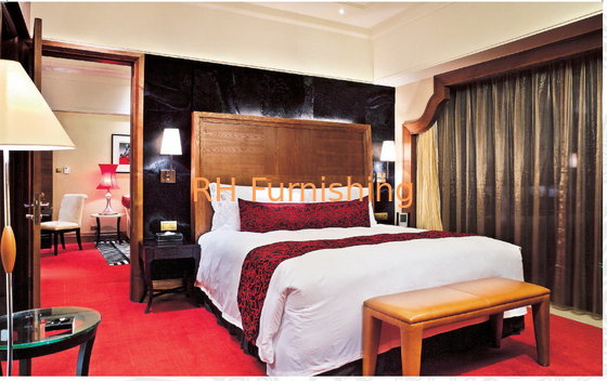 Luxury Hotel Bedroom Furniture,King Bed,Nightstand,SR-029 supplier