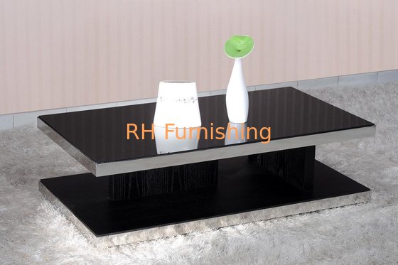 Modern Living Room Furniture,Stainless Steel Frame with Tempered Glass Coffee/Cocktail Table,End Table,Sofa Table supplier