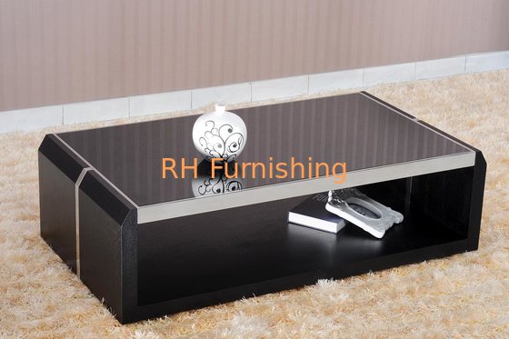 Wood Living Room Furniture,Tempered Glass Coffee/Cocktail Table,End Table,Sofa Table,MDF with Ash/Oak/Walnut veneer supplier