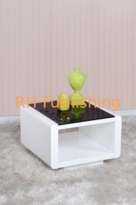 Wood Living Room Furniture,Coffee Table,End Table,Cocktail Table,Side Table,Sofa Table,White,Black High Glossy supplier