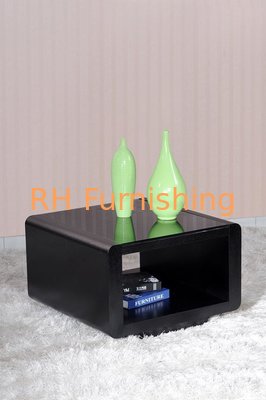 Wood Living Room Furniture,White,Black High Glossy Coffee Table,End Table,Cocktail Table,Side Table,Sofa Table supplier