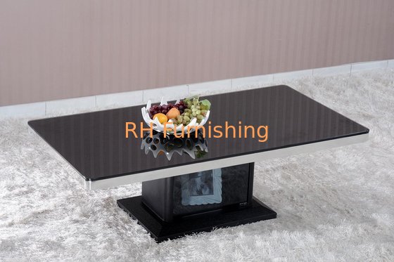 Stainless Steel with Tempered Glass Coffee/Cocktail Table,End Table,Sofa Table,MDF with Ash/Oak/Walnut veneer supplier