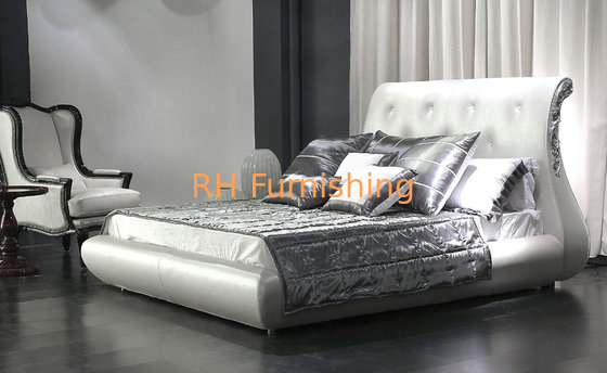 Upholstered Bed, Upholstered Headboard, Luxury Upholstery Hotel Furniture supplier