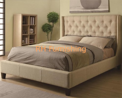Upholstered Bed, Upholstered Headboard, Luxury Upholstery Hotel Furniture supplier