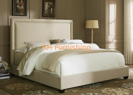 Upholstered Bed, Upholstered Headboard, Luxury Upholstery Hotel Furniture supplier