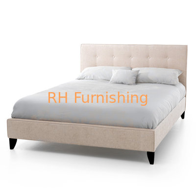 Upholstered Bed, Upholstered Headboard, Hotel Furniture, PU Leather Bed supplier