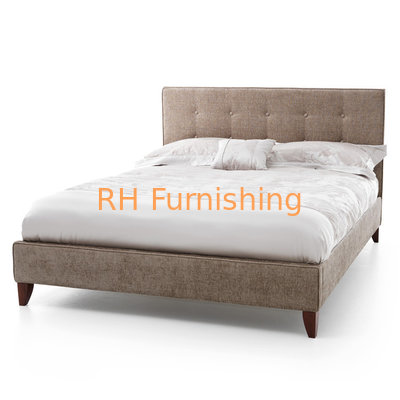 Upholstered Bed, Upholstered Headboard, Hotel Furniture, PU Leather Bed supplier