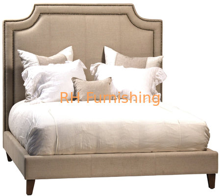 Upholstered Bedroon Furniture, Upholstered Headboard, Hotel Furniture, Fabric Bed supplier