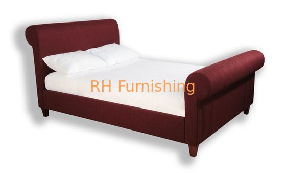 Upholstered Bed, Upholstered Headboard, Hotel Furniture, Fabric Bed supplier