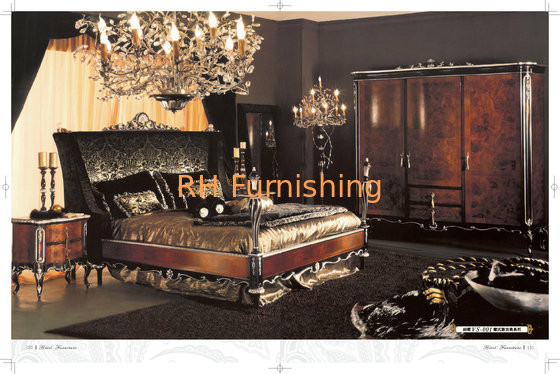 Luxury Villa/European Classical Furniture,Wood Bed,Wardrobe,Dresser,VS-001 supplier