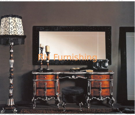 Luxury Villa/European Classical Furniture,Wood Bed,Wardrobe,Dresser,VS-001 supplier