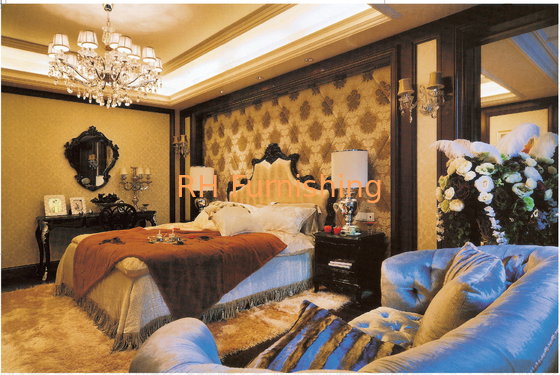 Luxury Villa/European Antique Bedroom Furniture,King Size Bed,VS-005 supplier