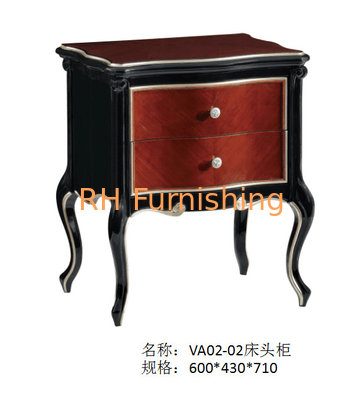 Villa house Luxury furniture factory for sale in black painting frame with Leather upholstered King size Bed supplier