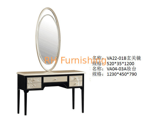 Modern classic design of Luxury Villa house furniture Dresser with Mirrors furniture selling by china factory supplier