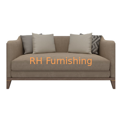 Light luxury design of Hotel sofa set by 1+2+3 Seat Sofas made Leather upholstered for Lobby recepetion furniture supplier