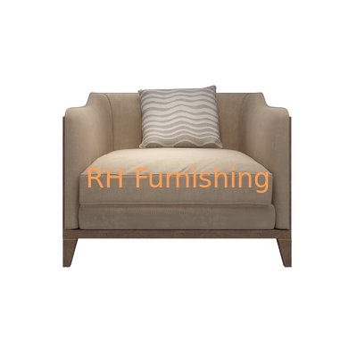 Light luxury design of Hotel sofa set by 1+2+3 Seat Sofas made Leather upholstered for Lobby recepetion furniture supplier