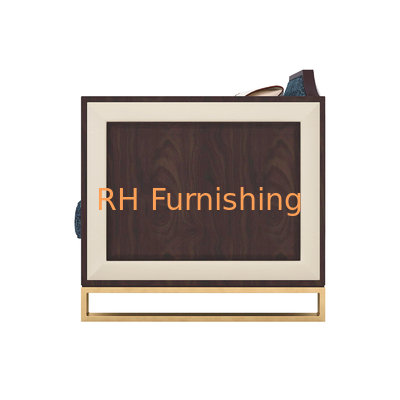 New Chinese style of Sofa chairs used Golden Stainless steel legs and High density sponge upholstered furniture supplier