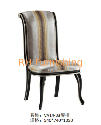 Luxury Dining room Furniture Round Tables in Veneer Inlay Matched decoration by high glossy painting with Leather Chairs supplier
