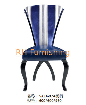 Luxury room New classic Furniture Dining Tables and Wine Cabinet in glossy painting with Fabric Upholstered Chairs supplier