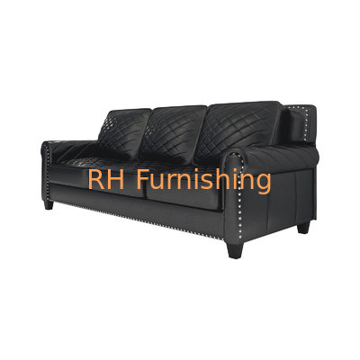 Luxury house Living room furniture of Leather sofa set for Lobby reception in Fashion deisgn supplier