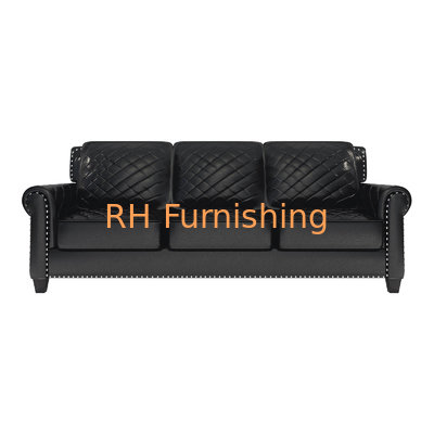 Luxury house Living room furniture of Leather sofa set for Lobby reception in Fashion deisgn supplier
