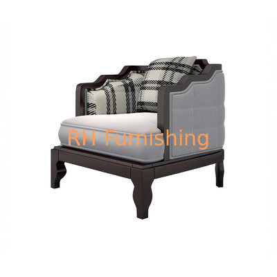 Villa house Lobby furniture of 1+2+3 seat Sofa in fabric Upholstered seating sofa furinture supplier