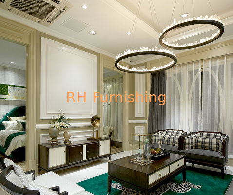 Villa house Lobby furniture of 1+2+3 seat Sofa in fabric Upholstered seating sofa furinture supplier