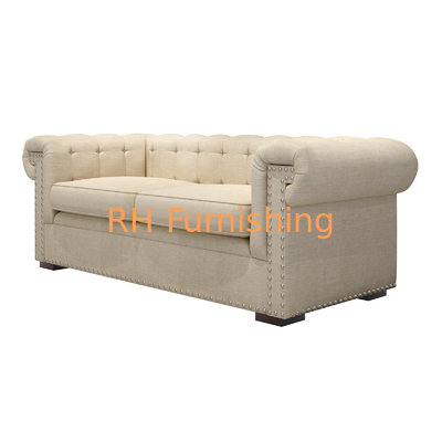 Light luxury furniture design of Hotel lobby sofa used Glossy painting wood legs with high density sponge Upholstered supplier