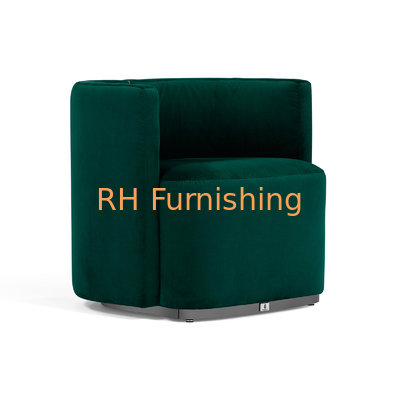 Leisure style sofa chairs for Modern hotel lobby seating furniture covered by Fabric upholstery with metal legs supplier