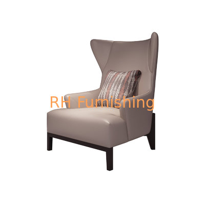 Lobby sofa furniture of Leather upholstery in Modern design for Hotel hall reception seating chairs supplier