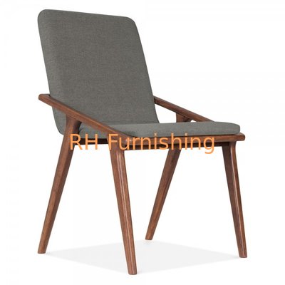 Walnut wood Hotel Guestroom desk chair with fabric upholstered chairs supplier